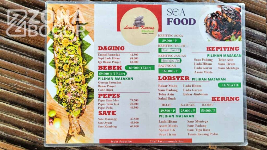 Lembur Kuring & Seafood Parung, Sensasi Makan di Atas Danau - ZonaBogor